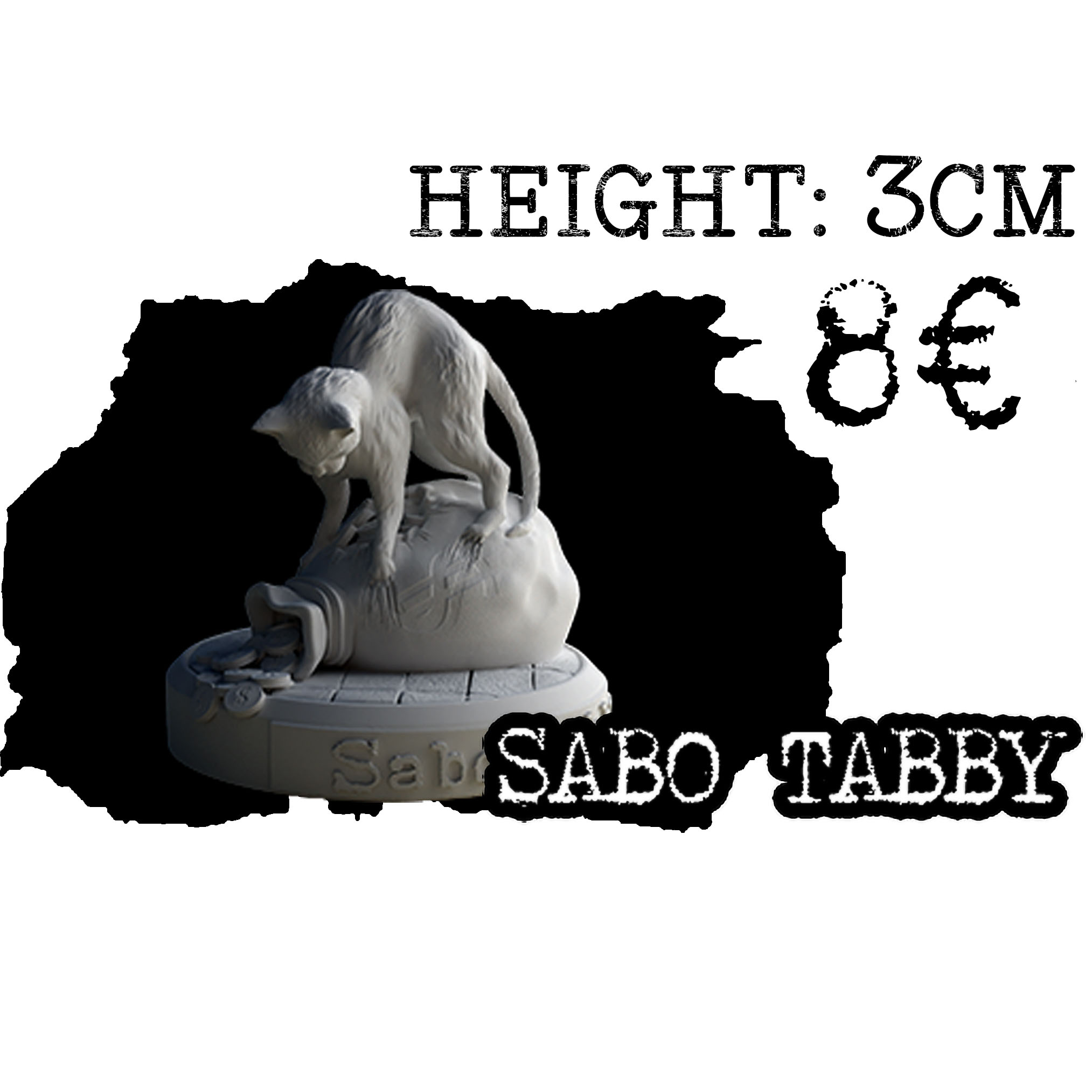 Which Side by Yeast Games - Mini Sabo-Tabby figurine - Gamefound