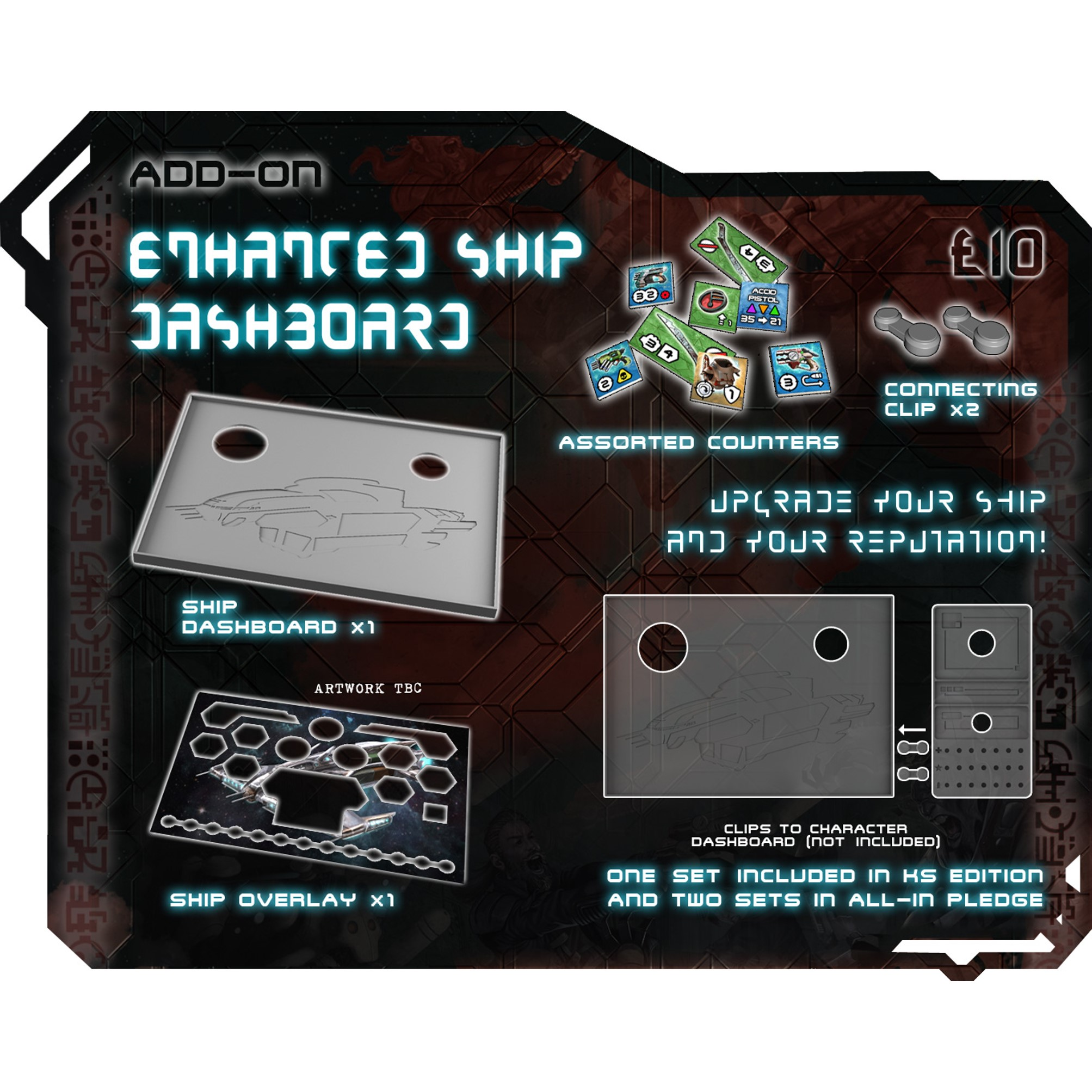 Core Space: First Born by Battle Systems - Enhanced Ship Dashboard - Gamefound