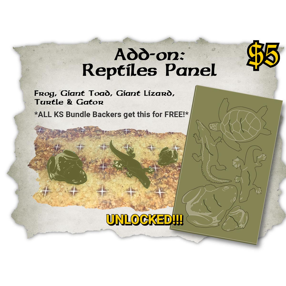 RPG Mini Mounts by Arcknight - Mini Mounts - Kickstarter Bundle