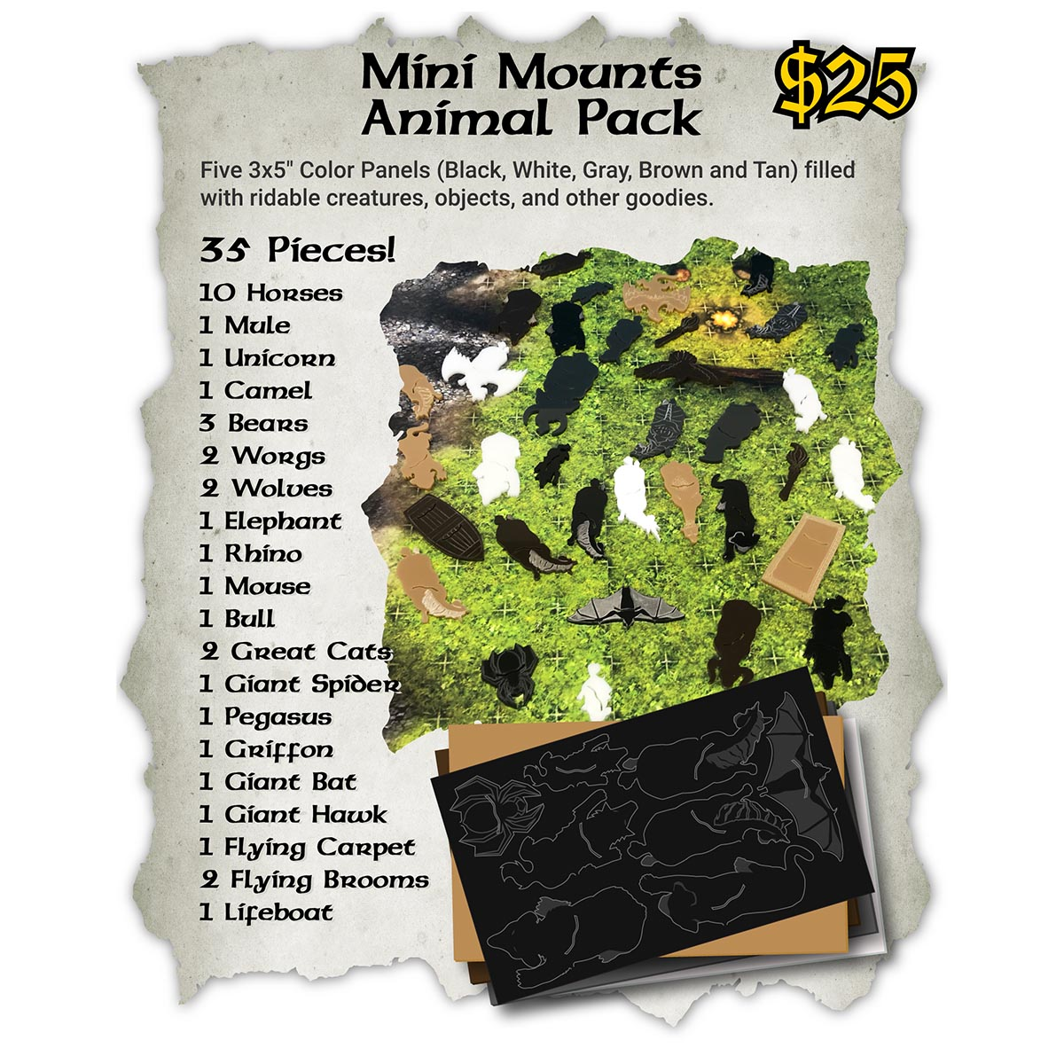 RPG Mini Mounts by Arcknight - Mini Mounts - Animals - Gamefound