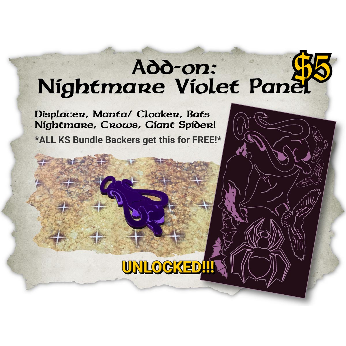 RPG Mini Mounts by Arcknight - Mini Mounts - Kickstarter Bundle
