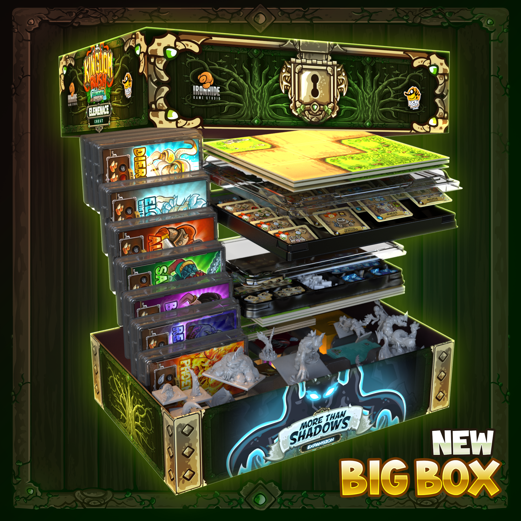 Kingdom Rush: Elemental Uprising by Lucky Duck Games - Elemenace Chest ...