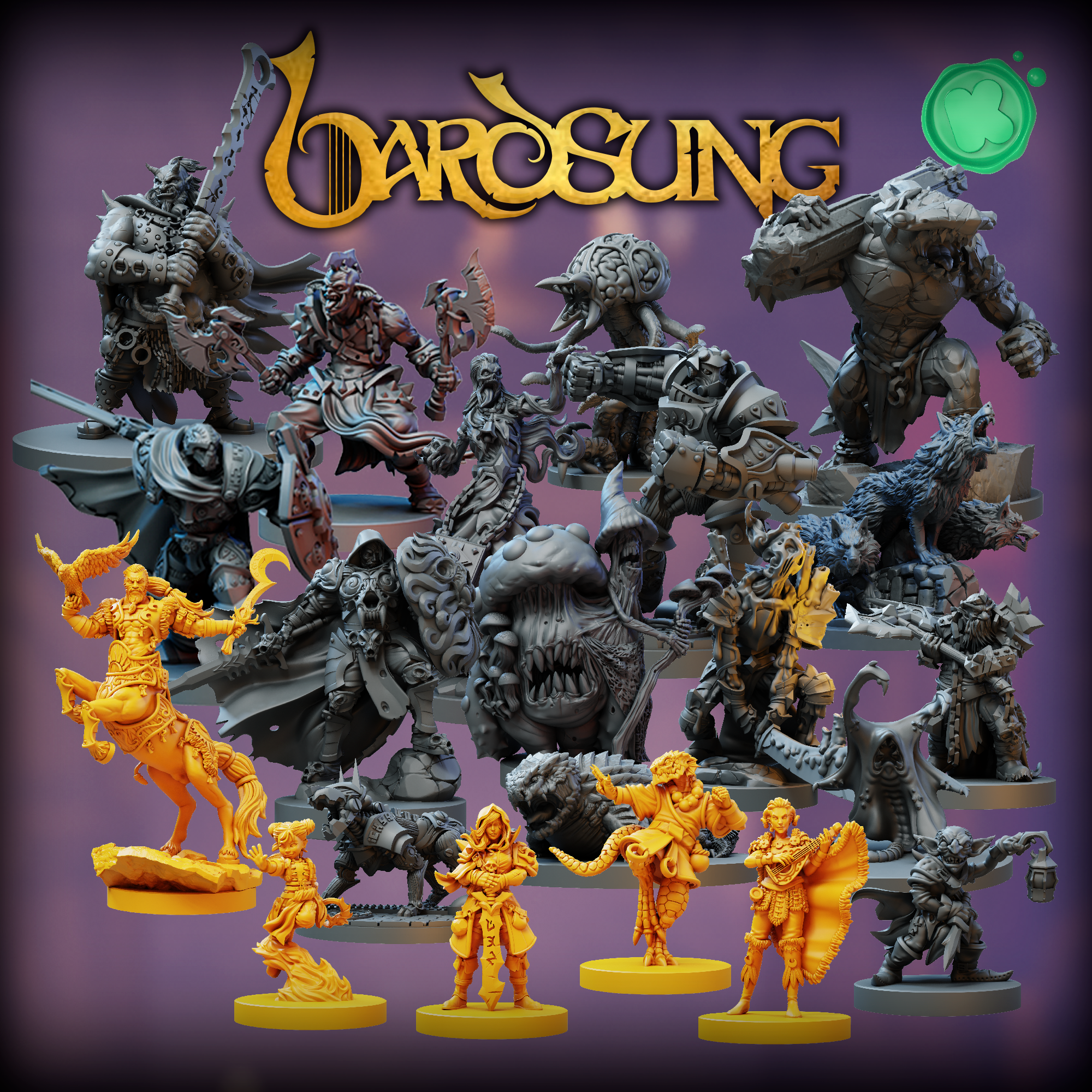 Bardsung by Steamforged Games - Hero Pledge - Gamefound