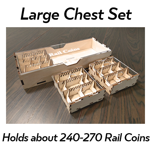 Rail Coins: Hexagonal Metal Coins for Train Games by Moaideas Game ...