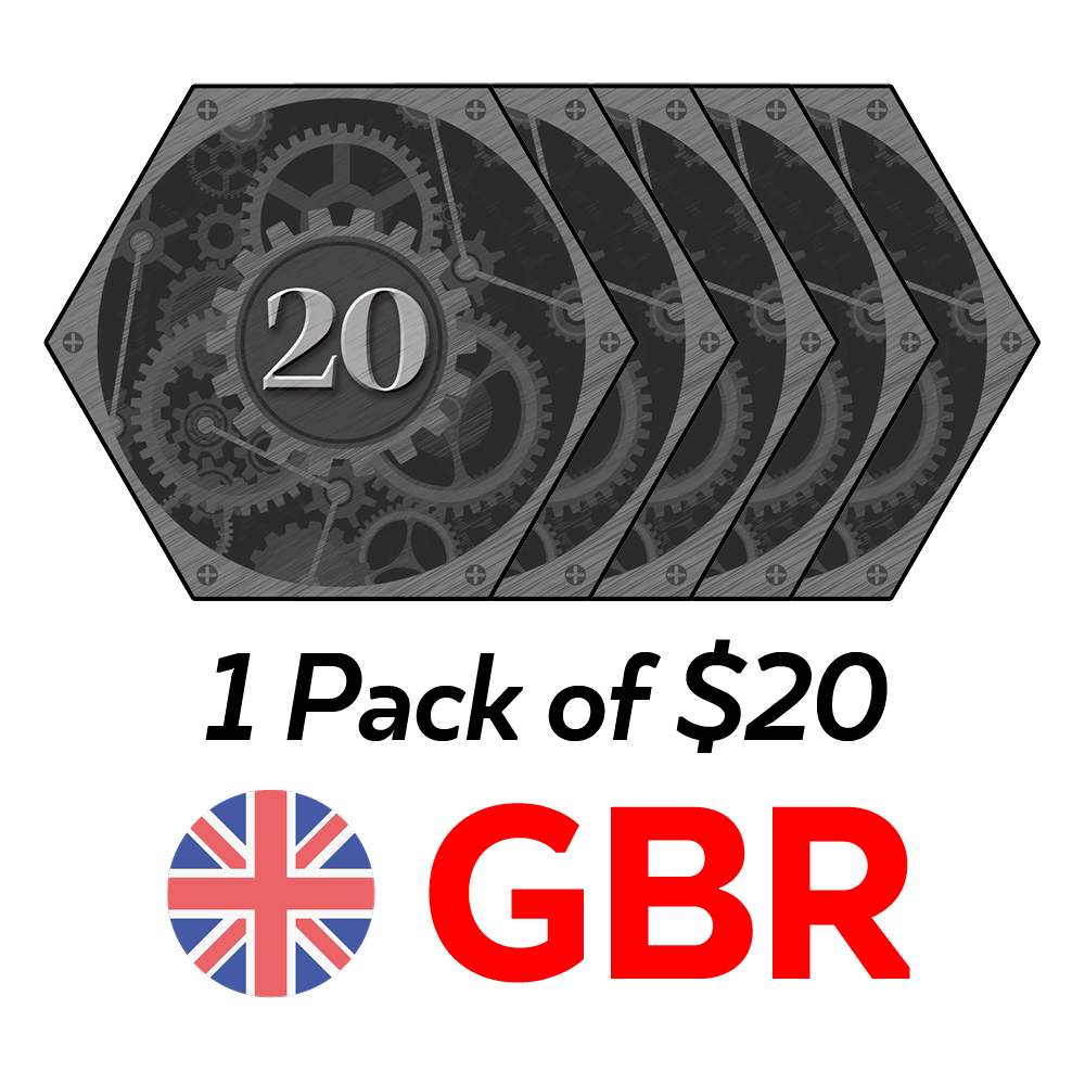 Rail Coins: Hexagonal Metal Coins for Train Games by Moaideas Game ...