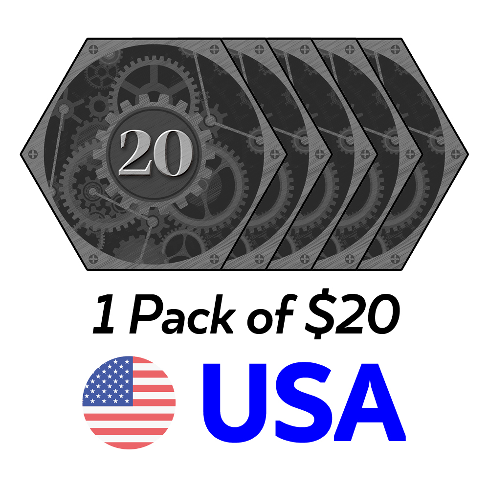 Rail Coins: Hexagonal Metal Coins for Train Games by Moaideas Game ...