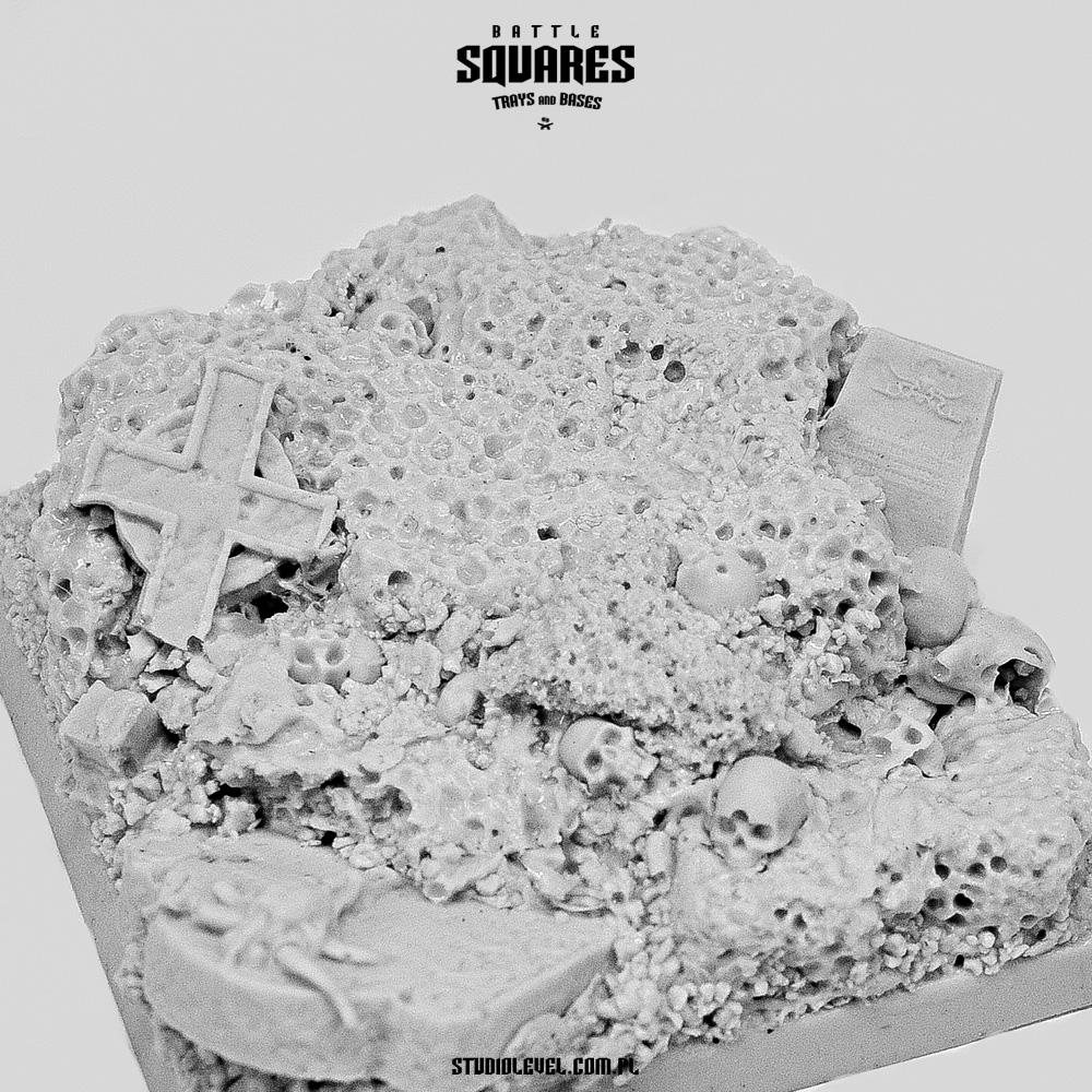 BATTLE SQUARES: Trays and Bases by StudioLevel - 50x50mm - Gamefound