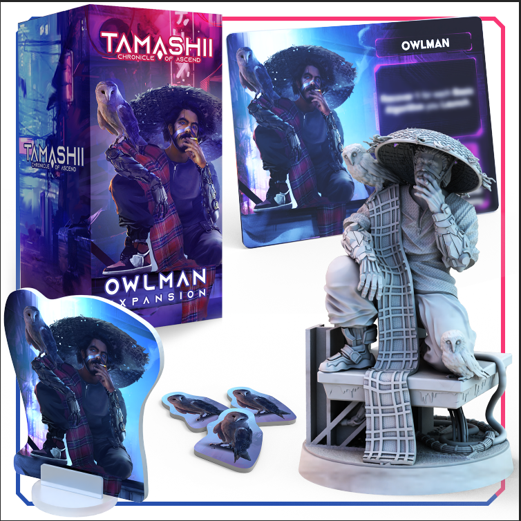 Tamashii: Chronicle of Ascend by Awaken Realms Lite - Tamashii: Owlman expansion - Gamefound
