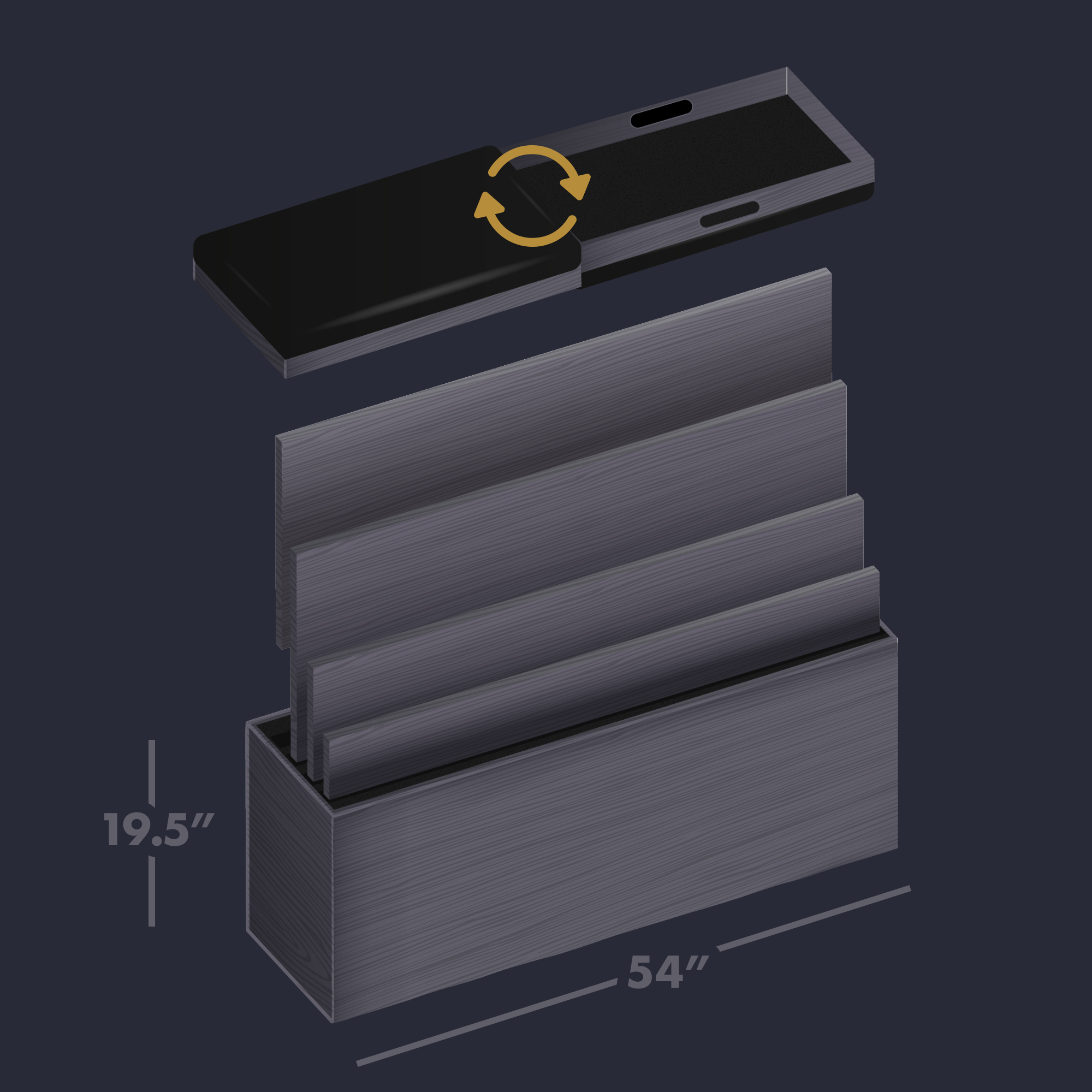 The Origins - Exquisite & Functional Board Game Table by Game Theory ...