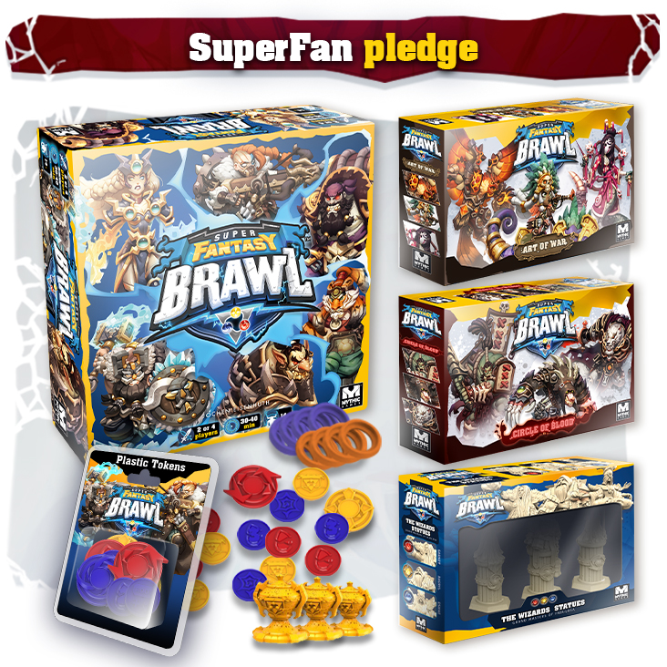 Super Fantasy Brawl: Round 2! by Mythic Games - SuperFan Pledge - Gamefound