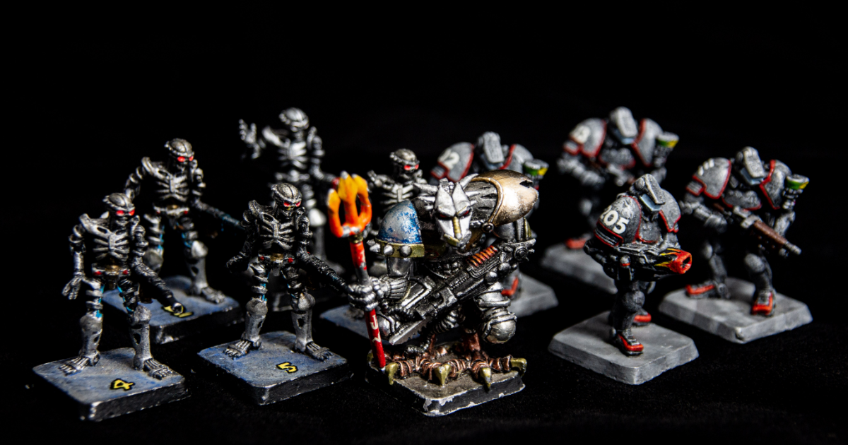 Skirmish SciFi rules and Classic Legions of Steel Miniatures by Raybox ...