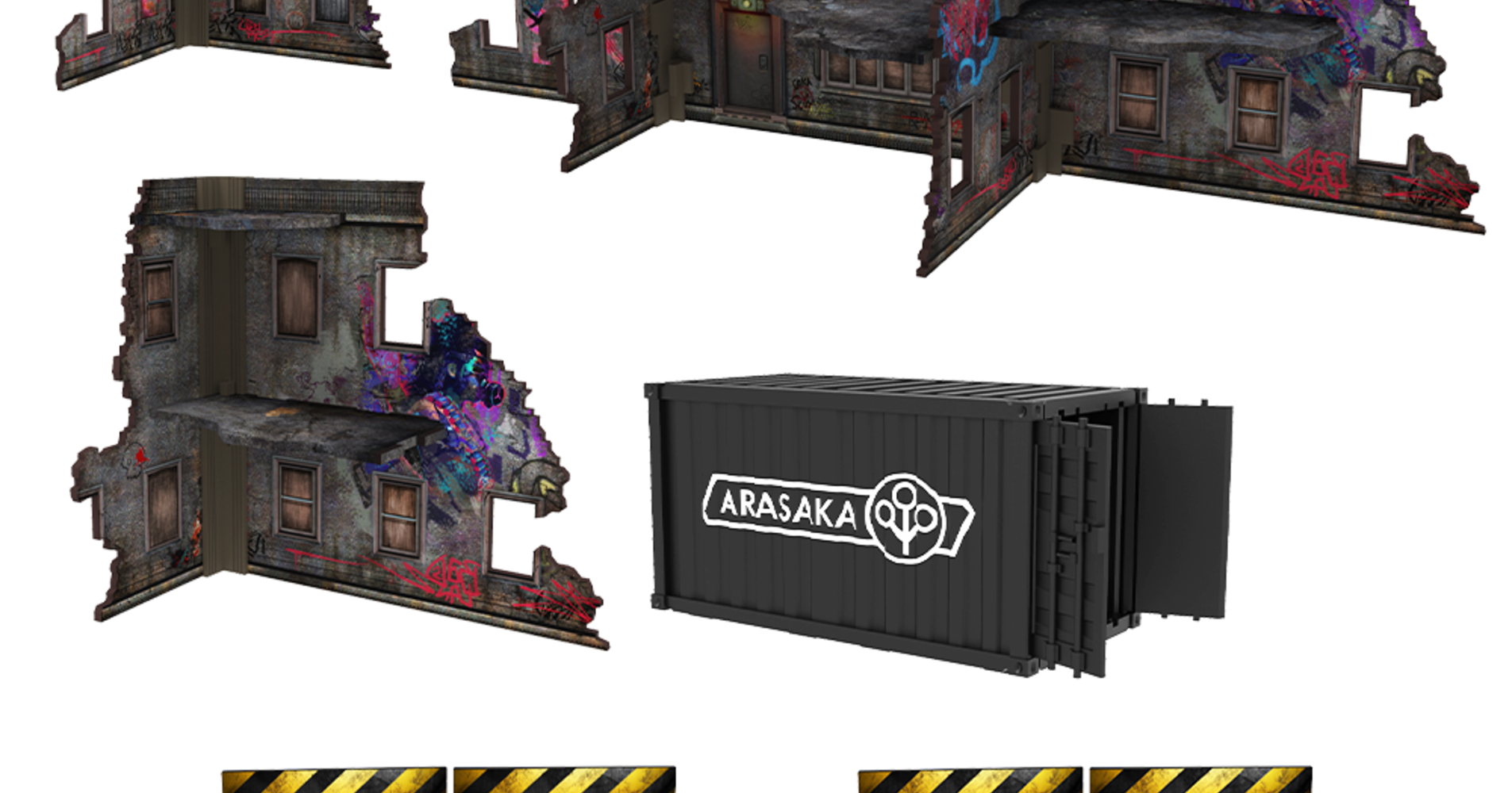 Cyberpunk Red: Combat Zone by Monster Fight Club - Combat Zone Scenery ...