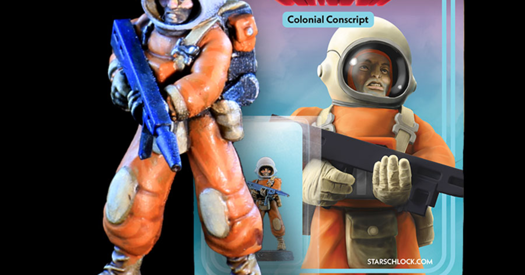 Star Schlock Astroguards miniatures by Wunkay - Pre-painted Colonial ...