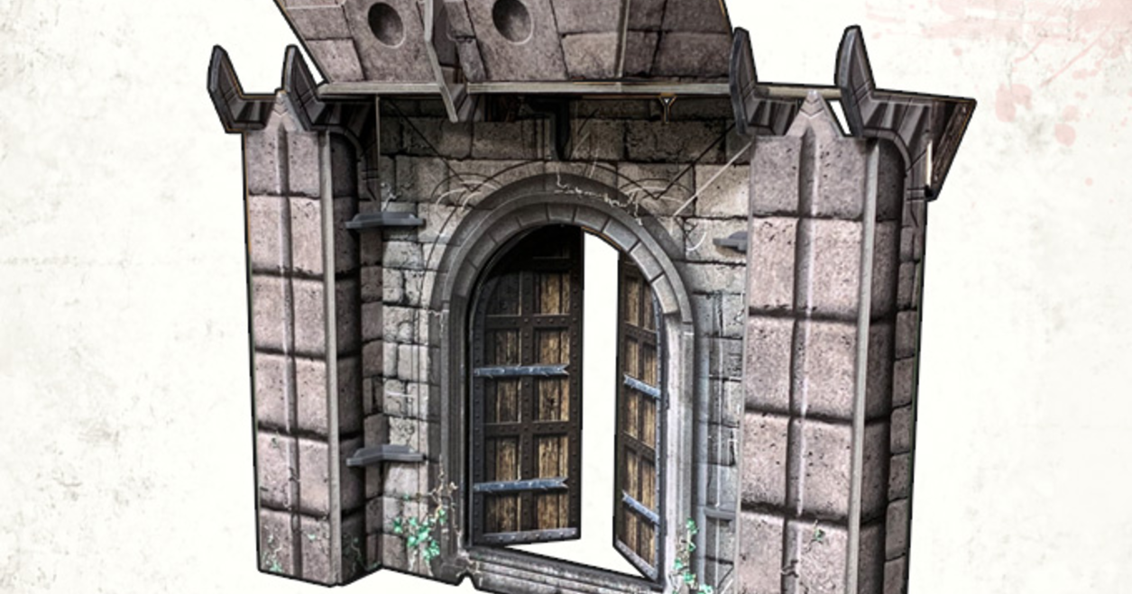 Fantasy Wargames Terrain by Battle Systems - City Gate - Gamefound