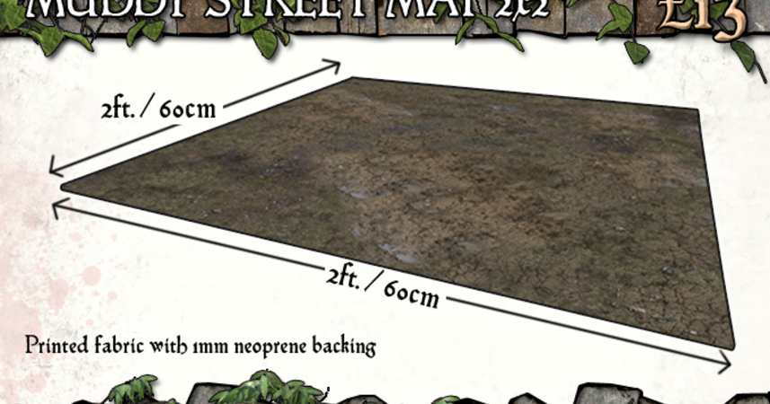 Fantasy Wargames Terrain by Battle Systems - 2x2 Muddy Streets Gaming ...