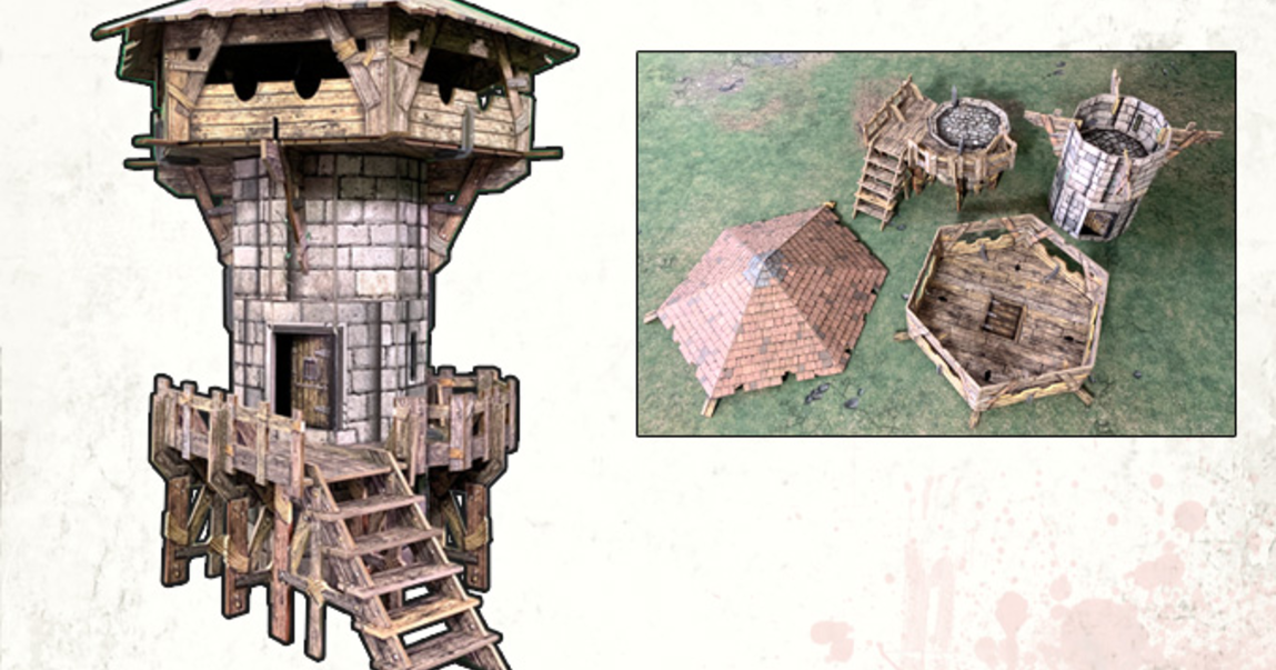 Fantasy Wargames Terrain by Battle Systems - Watchtower - Gamefound