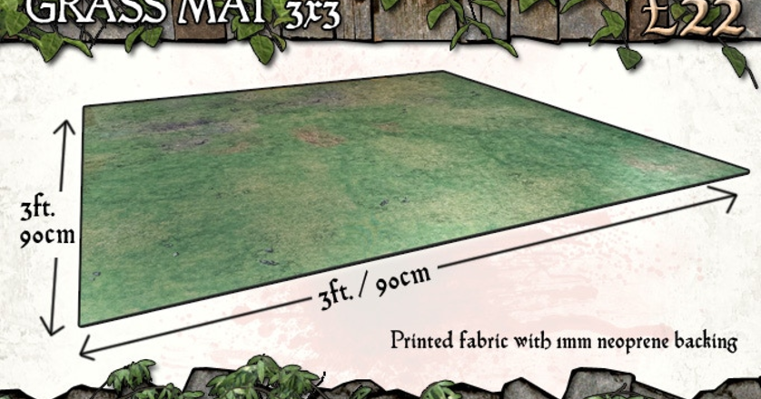 Fantasy Wargames Terrain by Battle Systems - 3x3 Grassy Fields Gaming ...