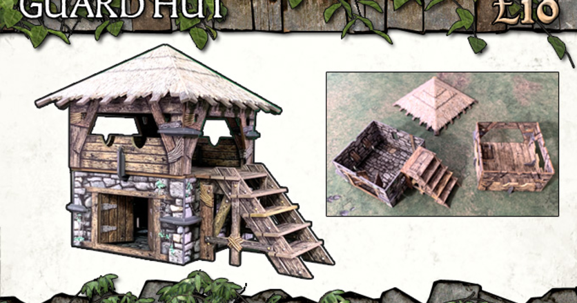 Fantasy Wargames Terrain by Battle Systems - Guard Hut - Gamefound