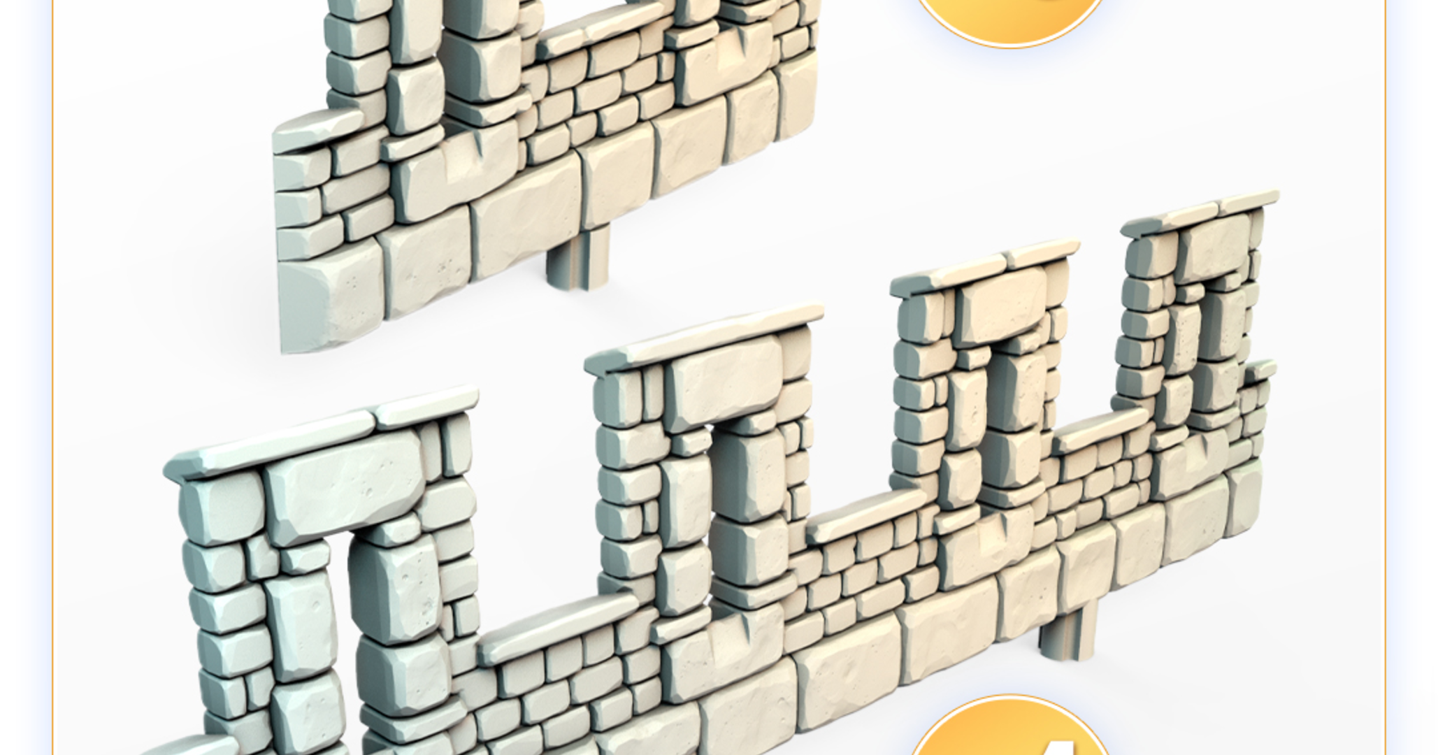 Dungeons & Lasers Third Edition by Archon Studio - Battlements Set ...