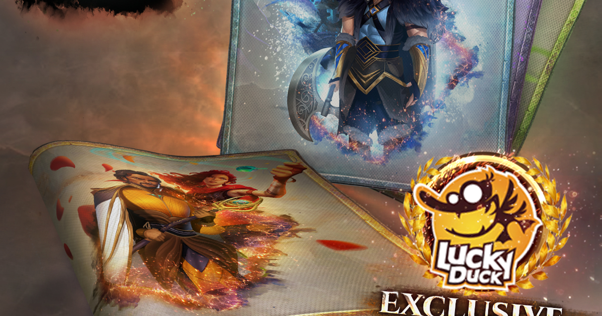 Divinus by Lucky Duck Games - Neoprene Player Mats - Gamefound