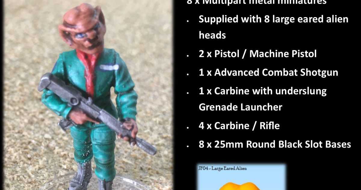 ACP164: Shuttles & Spacers by Sally 4th - Large eared Alien Spacers