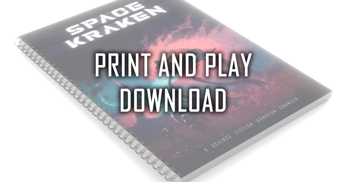 SPACE KRAKEN by 3DARTLAB - Digital Edition - Gamefound