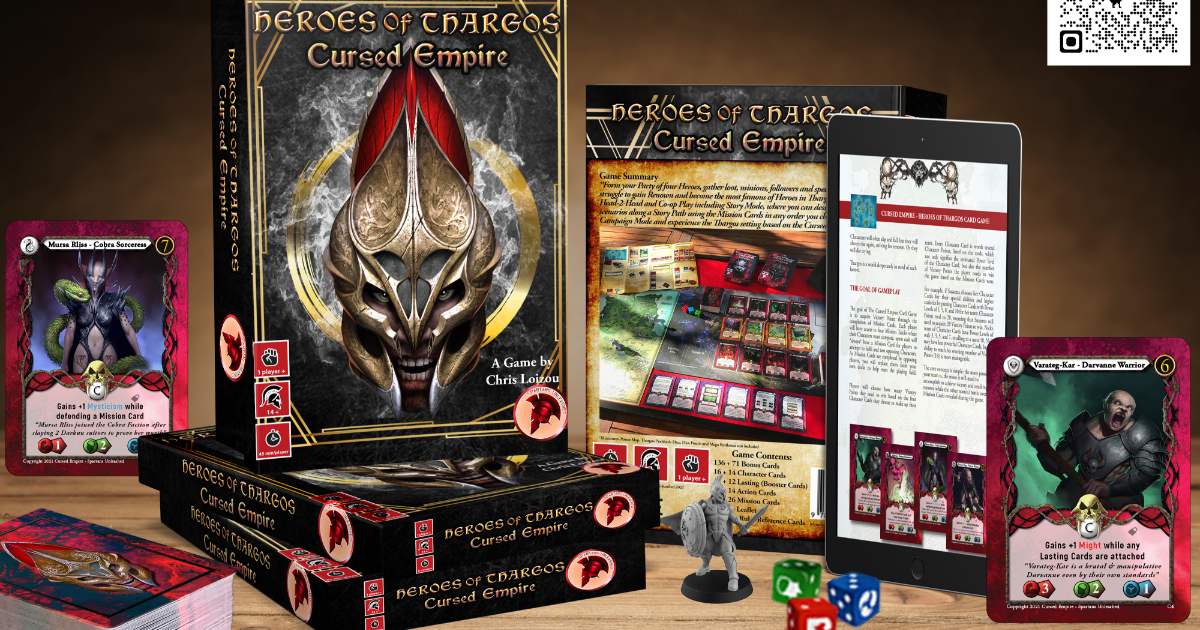 Heroes of Thargos - the Cursed Empire RPG Card Game by SBG Editions ...