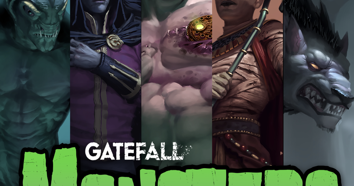 Gatefall: Monsters by Grim Rabbit Games - Your pledge - Gamefound