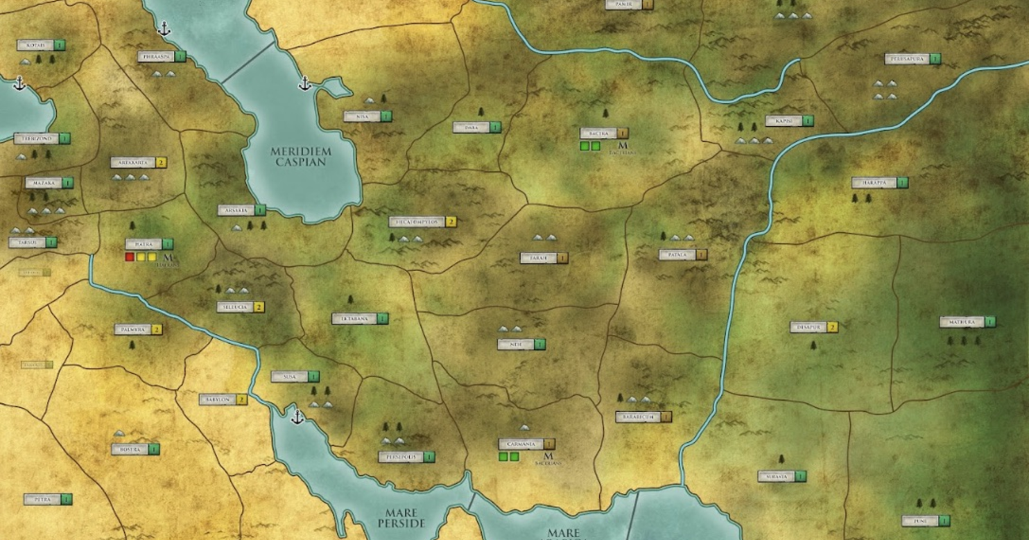 Total War: ROME: The Board Game by Colour Command & Combat Ltd - MAPS ...