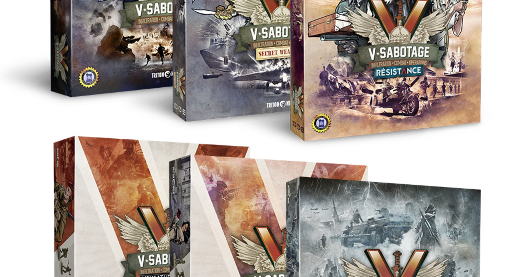 V-Sabotage Deluxe by Triton Noir - Newcomers Deluxe All in - Gamefound