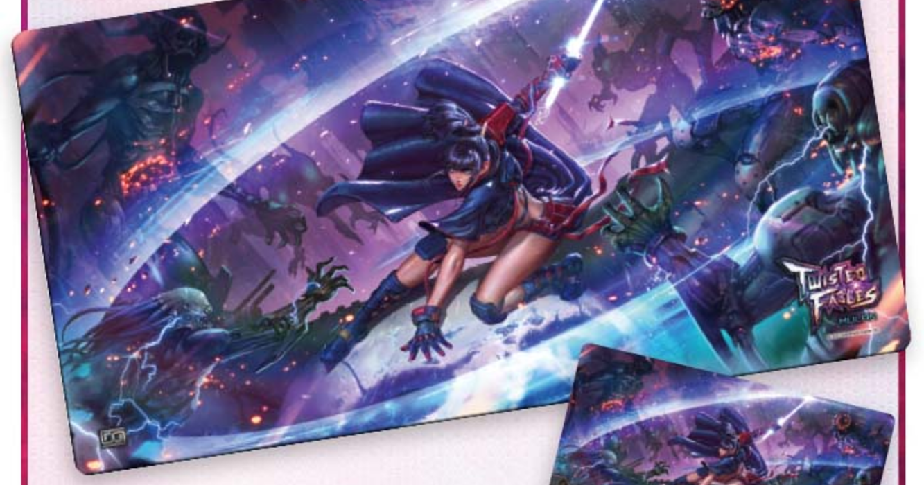 Twisted Fables Epic Collection by Diemension Games - Mulan Playmat with Stage Card - Gamefound