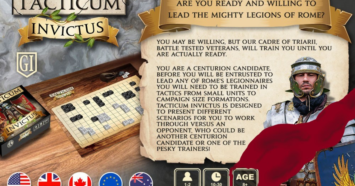 TACTICUM INVICTUS. Command Your Legion! by Gamealogical Institute ...