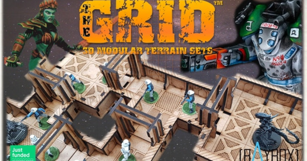 The GRID 3D Modular Terrain by Raybox Games - Gamefound