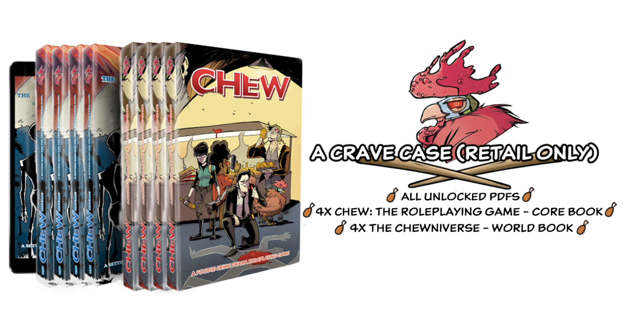 CHEW: The Roleplaying Game by PeteyP - A Crave Case (Retailer Only ...