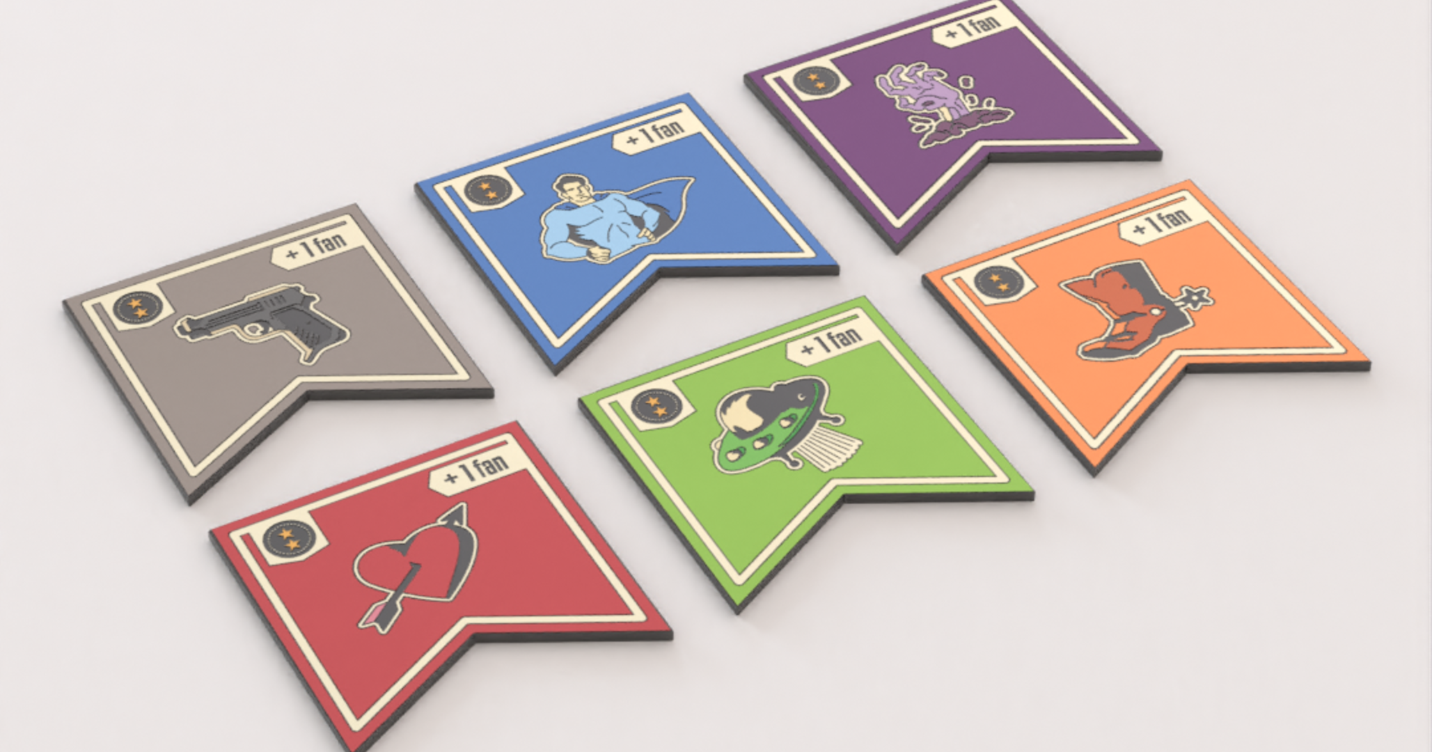 Age of Comics: The Golden Years by Lirius Games - Enamel Mastery Tokens ...