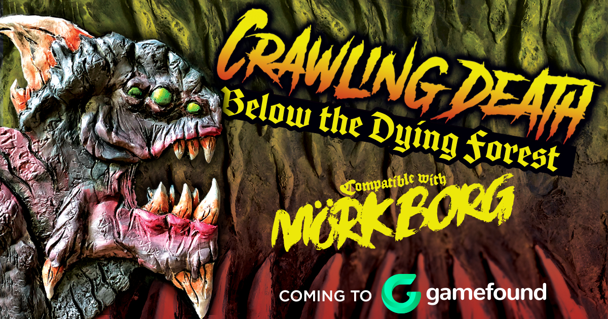 Crawling Death Below the Dying Forest, a third-party Mörk Borg book by ...