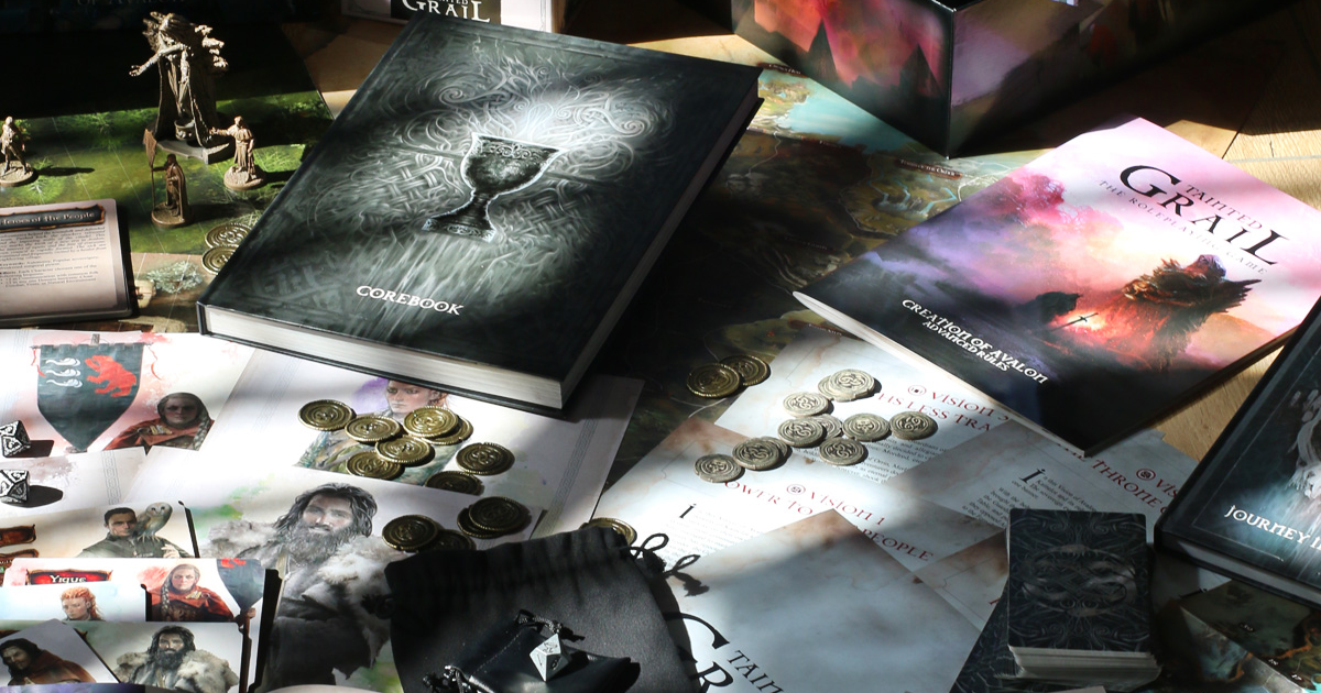 Tainted Grail TTRPG: Song of a Dying World by Studio Agate - Shipping has begun! - Gamefound