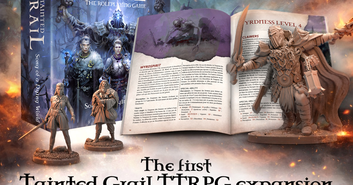 Tainted Grail TTRPG: Song of a Dying World by Studio Agate - Life and ...