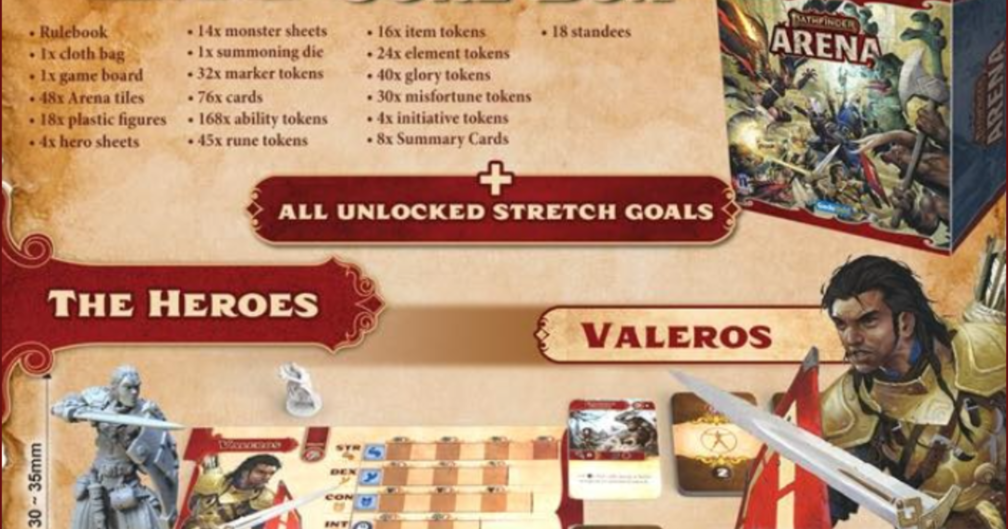 Pathfinder Arena by Giochi Uniti - Adventurer Pledge - Gamefound