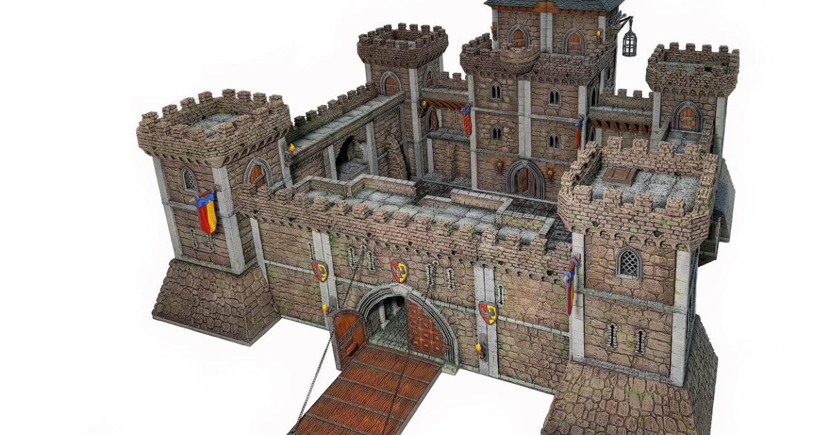 CASTLE SYSTEM - Magnetic Modular Terrain for RPG & Wargames by BOAR ...