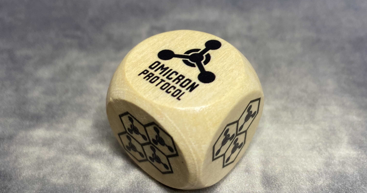 Omicron Protocol by Dead Alive Games - Omicron Protocol Logo D6, 25mm ...