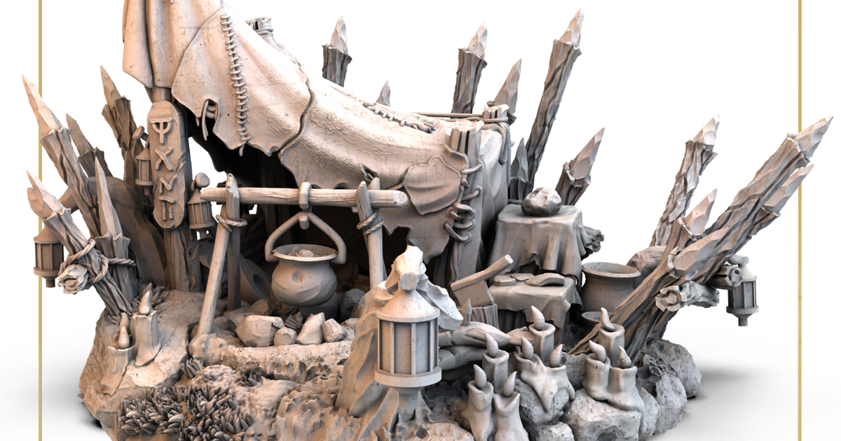 Tainted Grail: Kings of Ruin by Awaken Realms - Modular Campsite - Gamefound