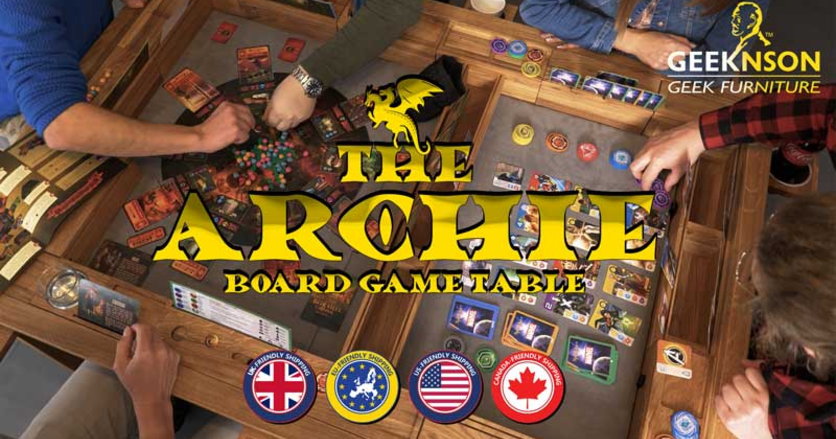 The Archie - Modular and Expandable Game Table by Geeknson by Geeknson ...