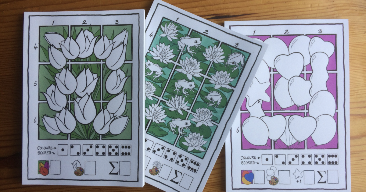 Library Labyrinth by Dissent Games - Roll & Colour Notepads (set of ...