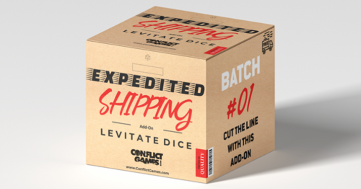LevitatingDice by Conflict Games - ADD-ON: Expedited Shipping - Gamefound