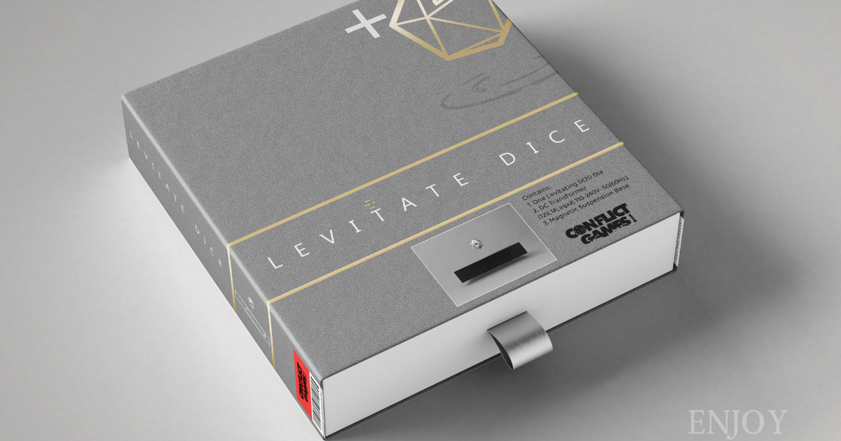 LevitatingDice by Conflict Games - ADD-ON: LEVITATE BASE With D20 ...