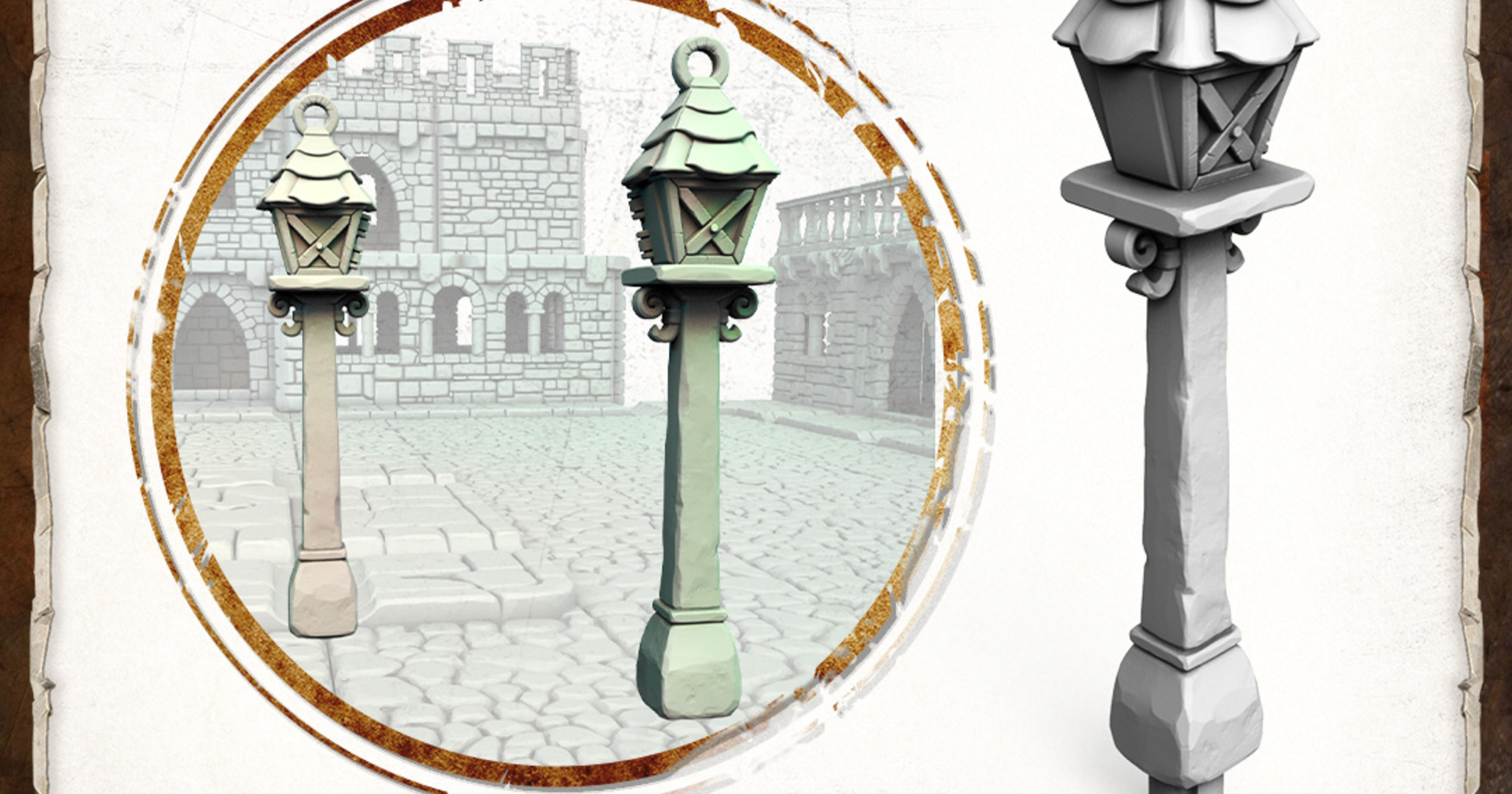 Dungeons & Lasers: Encounters by Archon Studio - Woodhaven Street Lamps ...