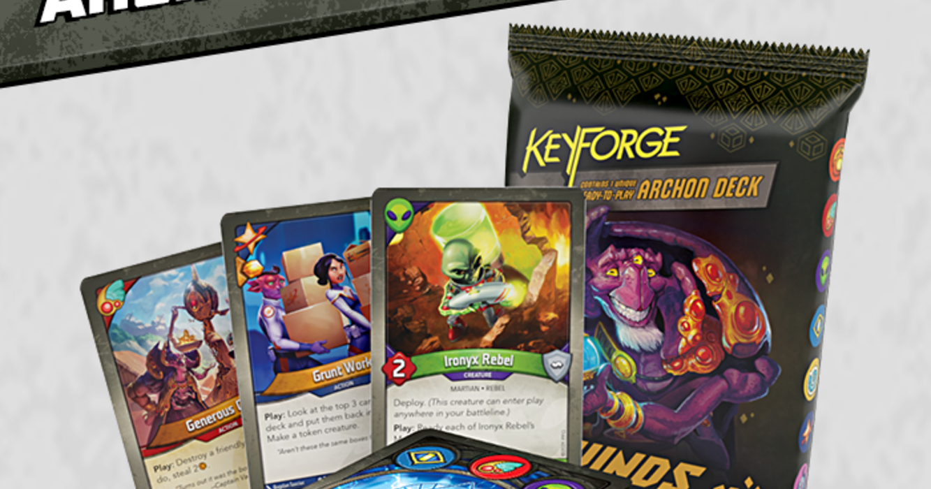 KeyForge: Winds of Exchange by Ghost Galaxy - (STRETCH GOAL) KeyForge: Winds of Exchange Deck ...
