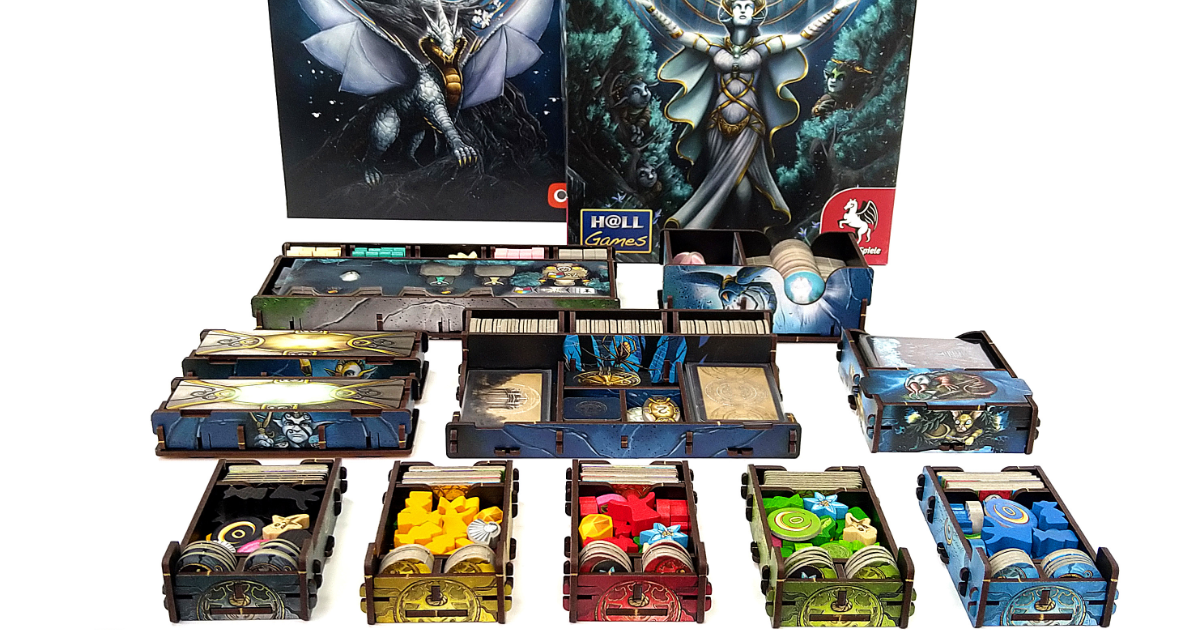 Colorful inserts with original artworks for popular games! by e-Raptor ...