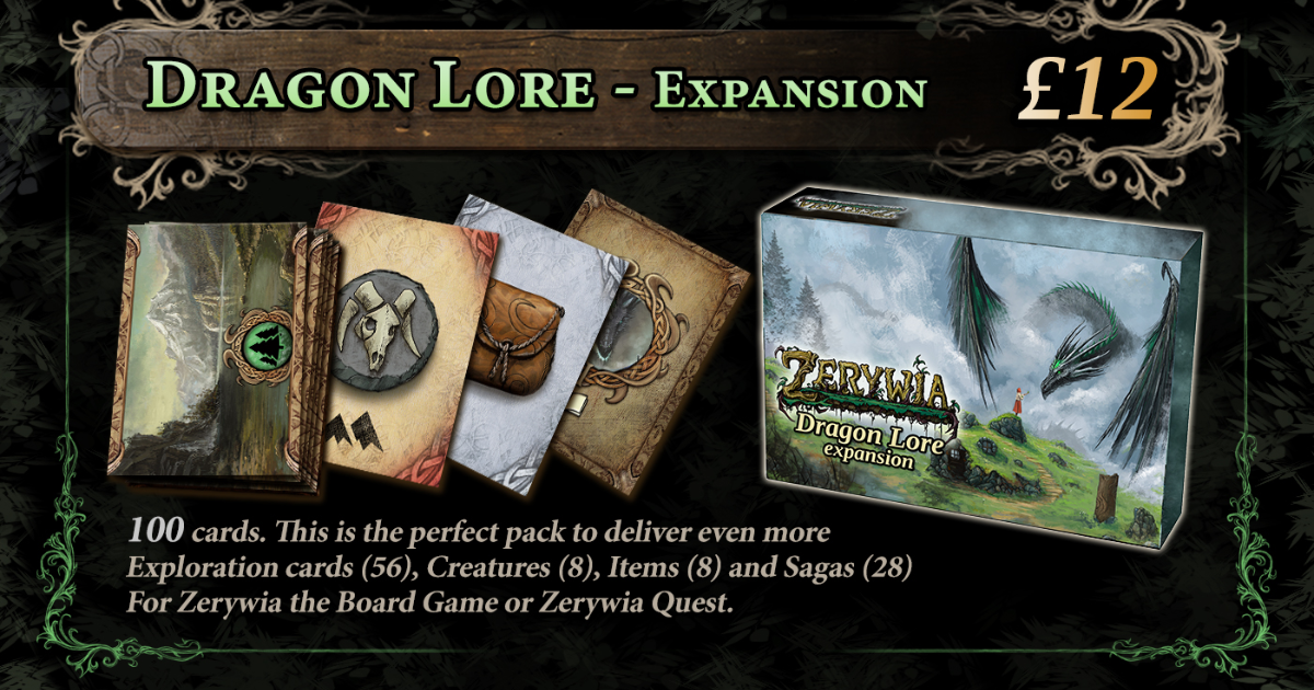 Zerywia The Board Game Reprint by Koliba Games - Dragon Lore ...